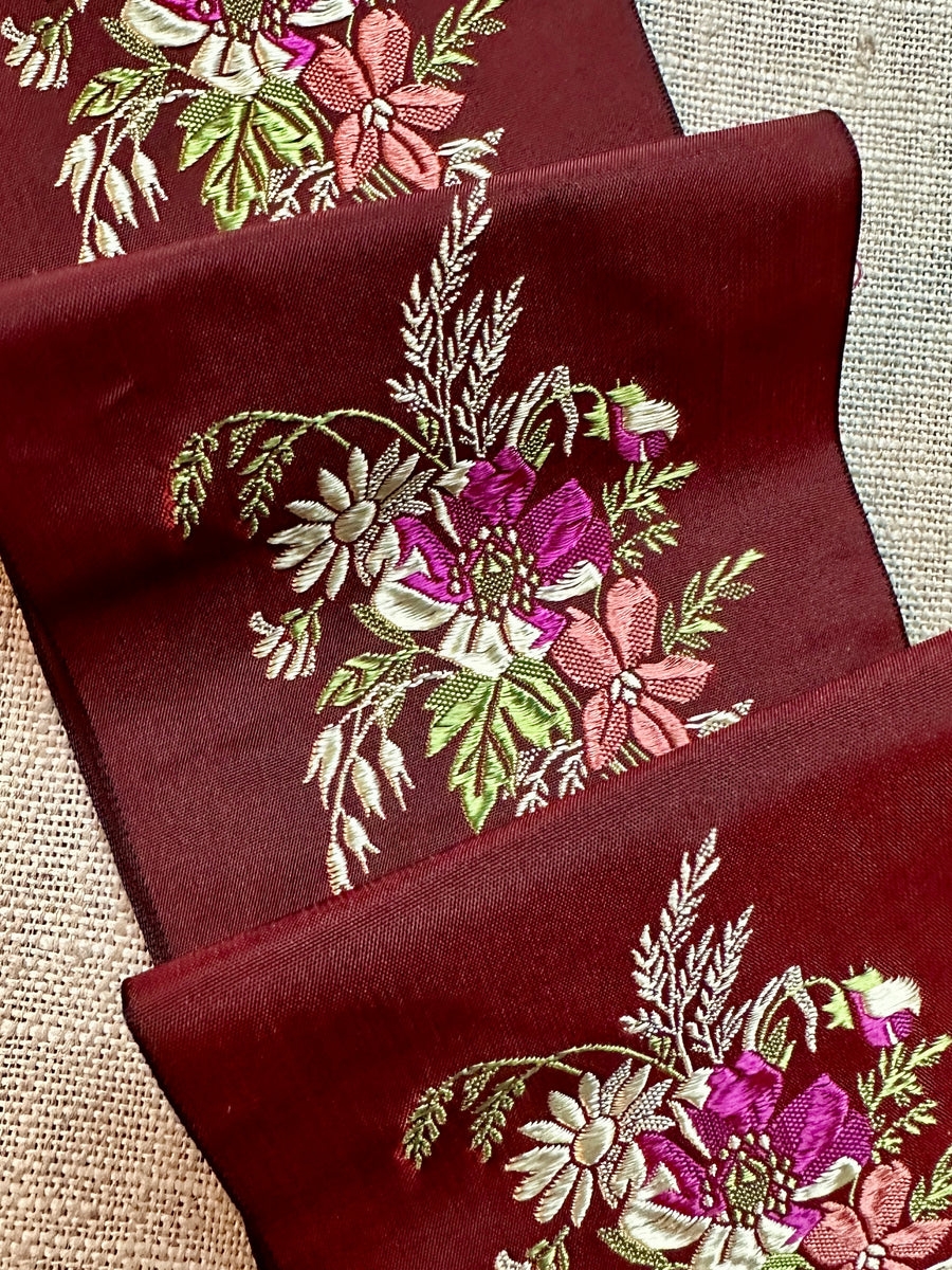 Vintage French Ribbons Floral Bouquets in Two Different Colors ...