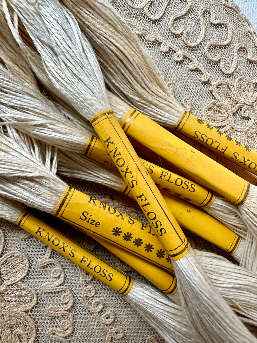 Antique Linen Embroidery Floss – Vintage Passementerie