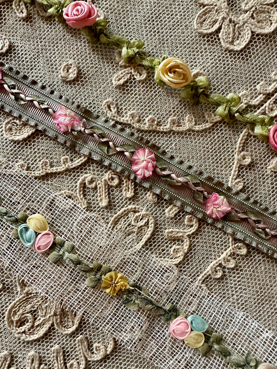 Antique French Hand Made Rococo Trim Three Different – Vintage ...