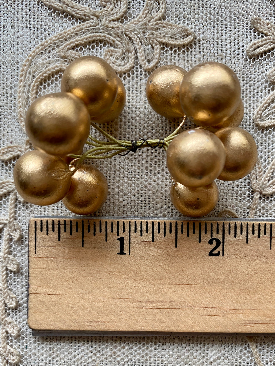 Three Different Vintage Gold Buds – Vintage Passementerie