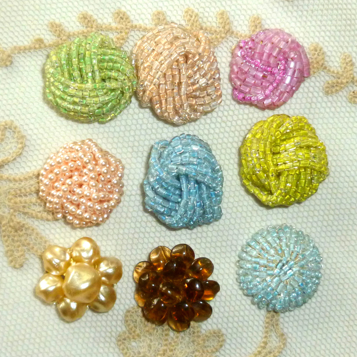 Vintage Glass Beaded Embellishments – Vintage Passementerie