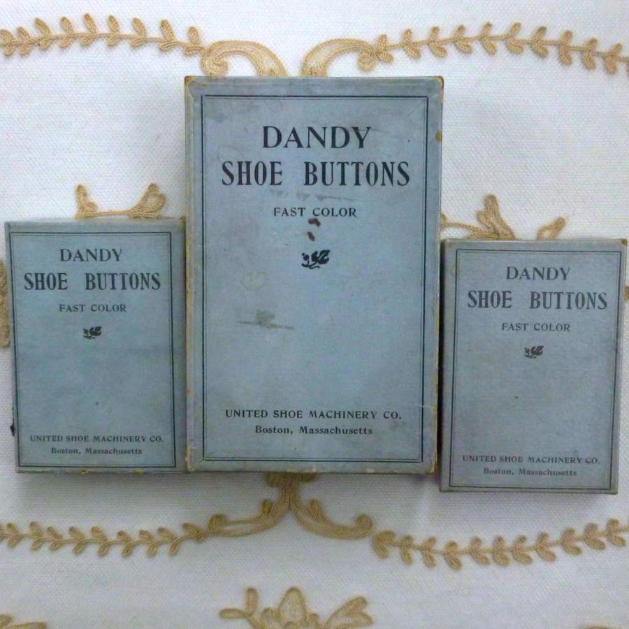 Antique Shoe Buttons Four Colors – Vintage Passementerie